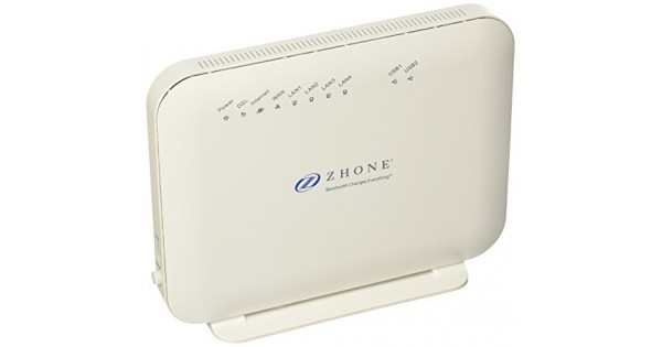 Zhone 6712-W1-NA 100MB Gateway SPI VDSL, 4-Port LAN, 1-Port WAN, USB ...